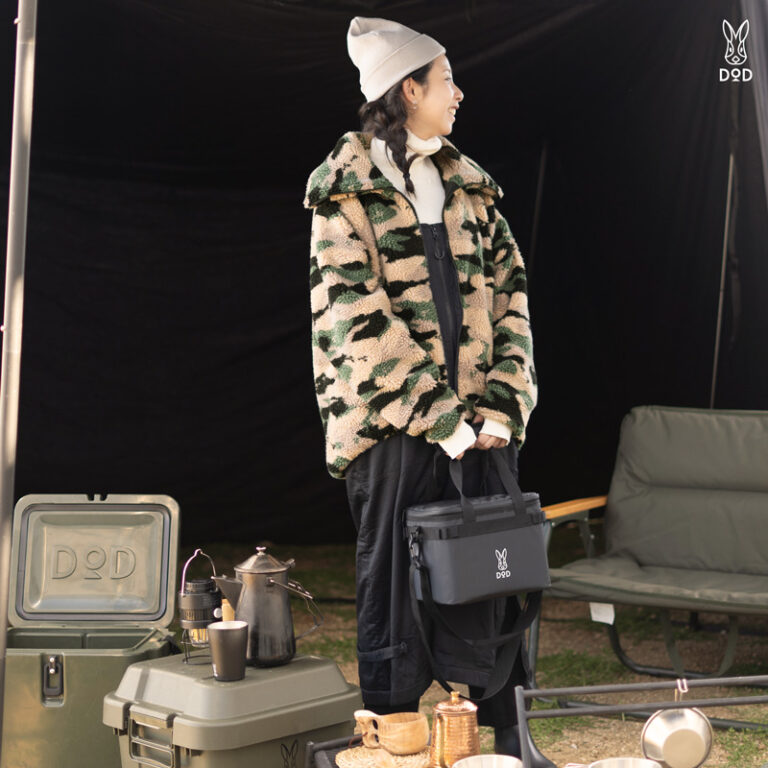 もふぞん（アイボリー/ブラック/ウサカモ柄/グレージュ）JK049-IV/BK/GY/BG-ML/LXL - DOD（ディーオーディー）【公式ブランドサイト】